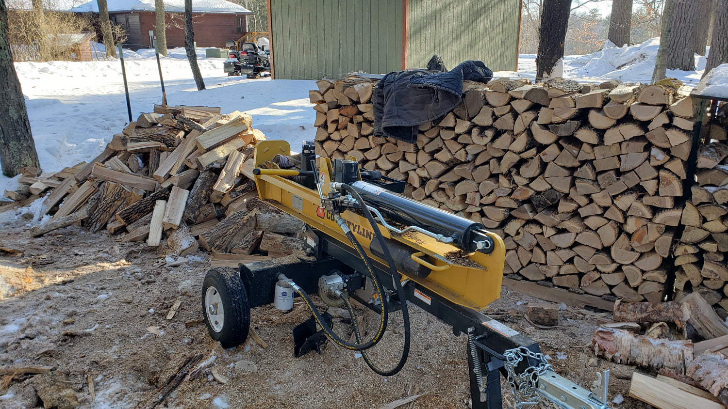 Firewood Production at Northwoods Odds and Ends | Making Dry Firewood!
